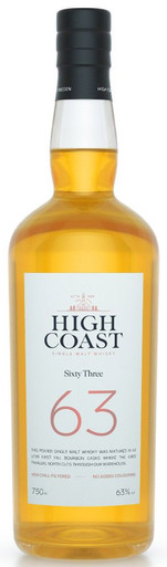 High Coast 63 Peated Single Malt Whisky - Woodland Hills Wine Company