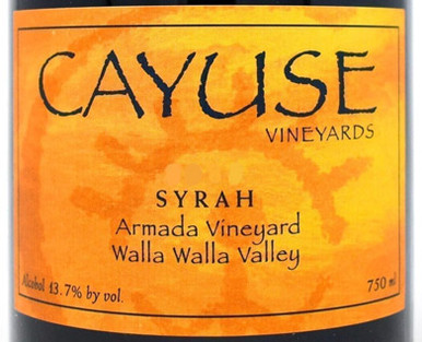 Cayuse Syrah Walla Walla Valley Armada Vineyard 2018 - Woodland Hills ...