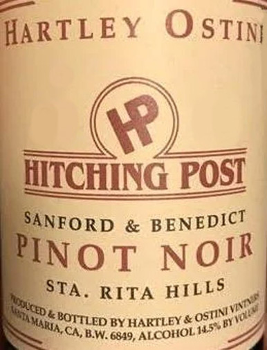 Hartley-Ostini Hitching Post Pinot Noir Sanford & Benedict 2017 ...
