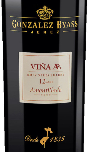 Gonzalez Byass Viña AB 12 Year Amontillado Sherry NV 375ml - Woodland ...