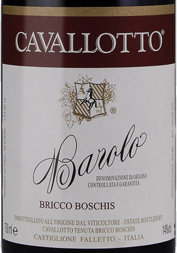 Cavallotto Barolo Bricco Boschis 2018 - Woodland Hills Wine Company