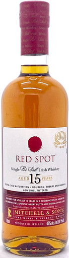 Red Spot 15 Year Old Single Pot Still Irish Whiskey - Woodland Hills ...