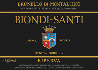 Biondi Santi (Il Greppo) Brunello di Montalcino Riserva 2016 - Woodland ...