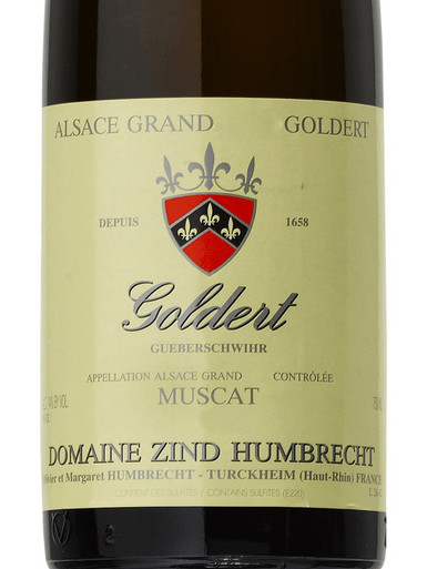 Zind-Humbrecht Muscat Alsace Grand Cru Goldert 2021 - Woodland Hills ...
