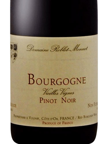Roblet-Monnot Bourgogne Pinot Noir Vieilles Vignes 2019 - Woodland ...