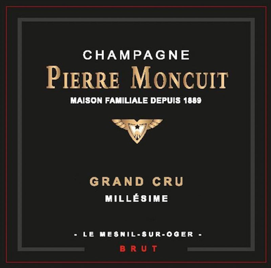 Moncuit/Pierre Extra Brut Blanc de Blancs Champagne Grand Cru 2012 ...