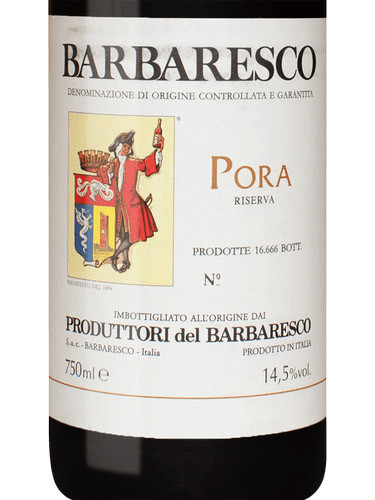 Produttori del Barbaresco Barbaresco Pora Riserva 2019 - Woodland Hills ...