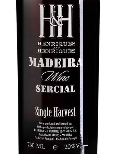 Henriques & Henriques Single Harvest Sercial Madeira 2001 - Woodland ...