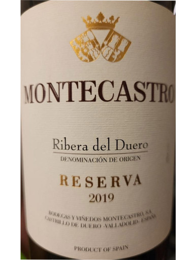 Montecastro Ribera del Duero Reserva 2019 - Woodland Hills Wine Company