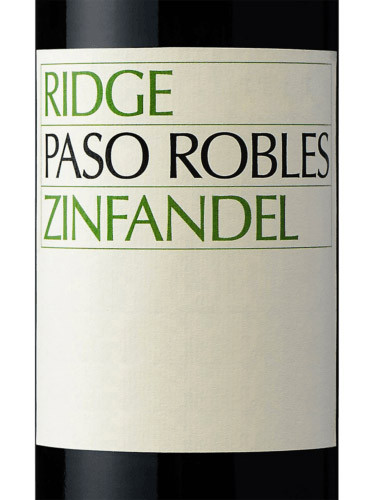 Ridge Zinfandel Paso Robles 2021 - Woodland Hills Wine Company