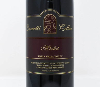 Leonetti Merlot Walla Walla Valley 2022 - Woodland Hills Wine Company