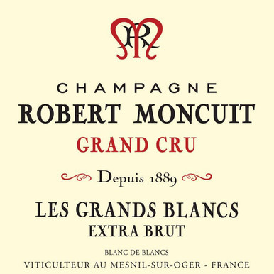 Moncuit/Robert Extra Brut Champagne Blanc de Blancs Grand Cru 2015 ...