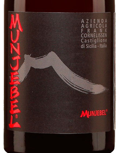 Cornelissen/Frank Munjebel Terre Siciliane Rosso 2022 - Woodland Hills ...