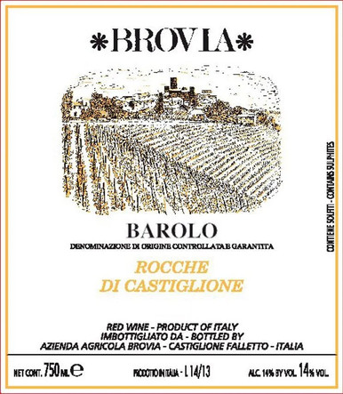Brovia Barolo Rocche di Castiglione 2021 - Woodland Hills Wine Company