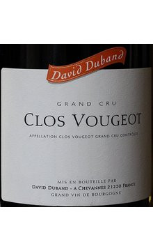Duband/David Clos de Vougeot 2016 - Woodland Hills Wine Company