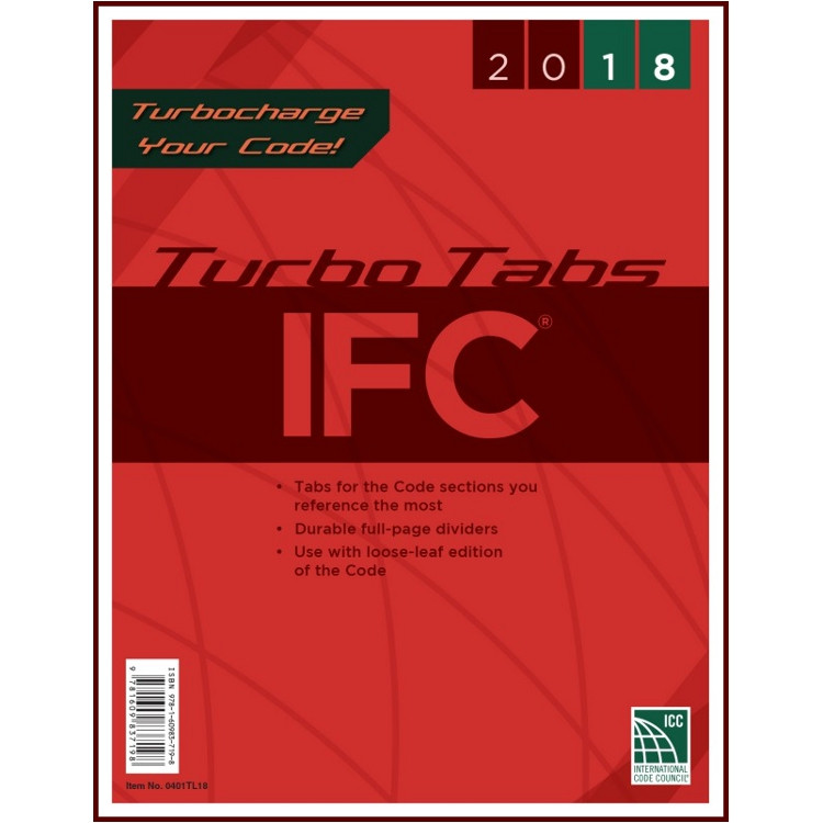 2018 IFC Turbo Tabs - 9781609837181 | Contractor Resource