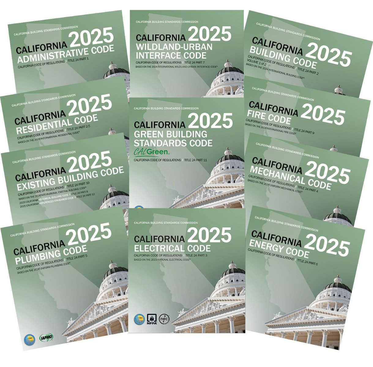 2025 California Building Codes Title 24 Complete Collection ...