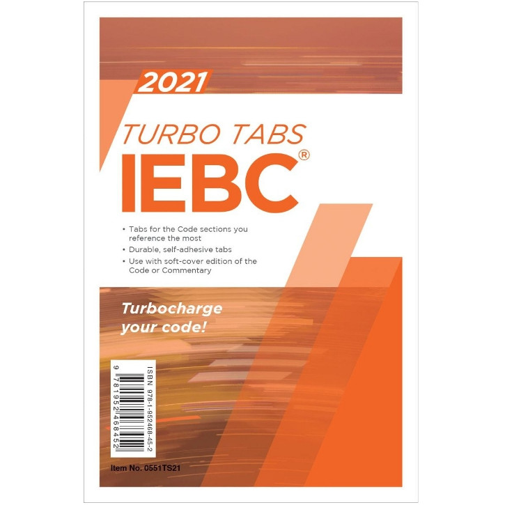 2021 IEBC Turbo Tabs - 9781952468452 | Contractor Resource