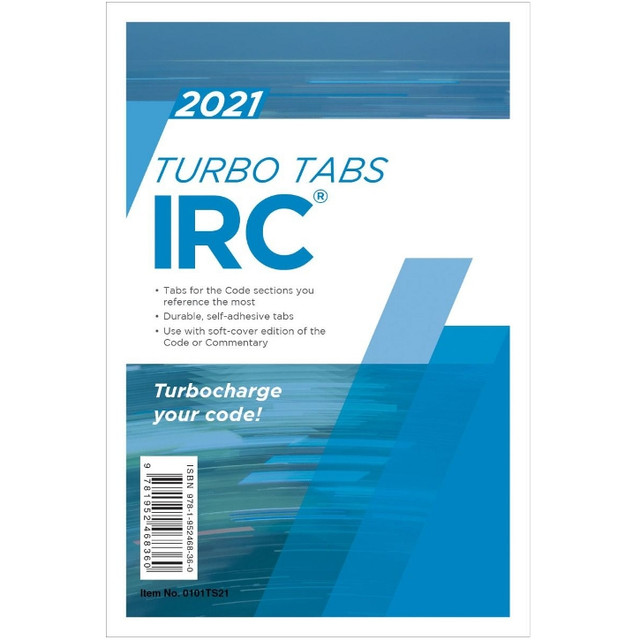 2021 IRC Turbo Tabs - 9781952468360 | Contractor Resource