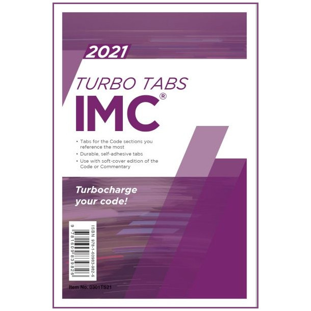 2021 IRC Turbo Tabs - 9781952468360 | Contractor Resource