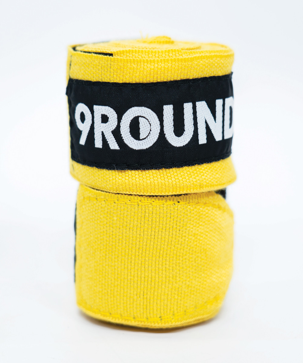 Yellow Boxing Hand Wraps | 9Round Kickboxing