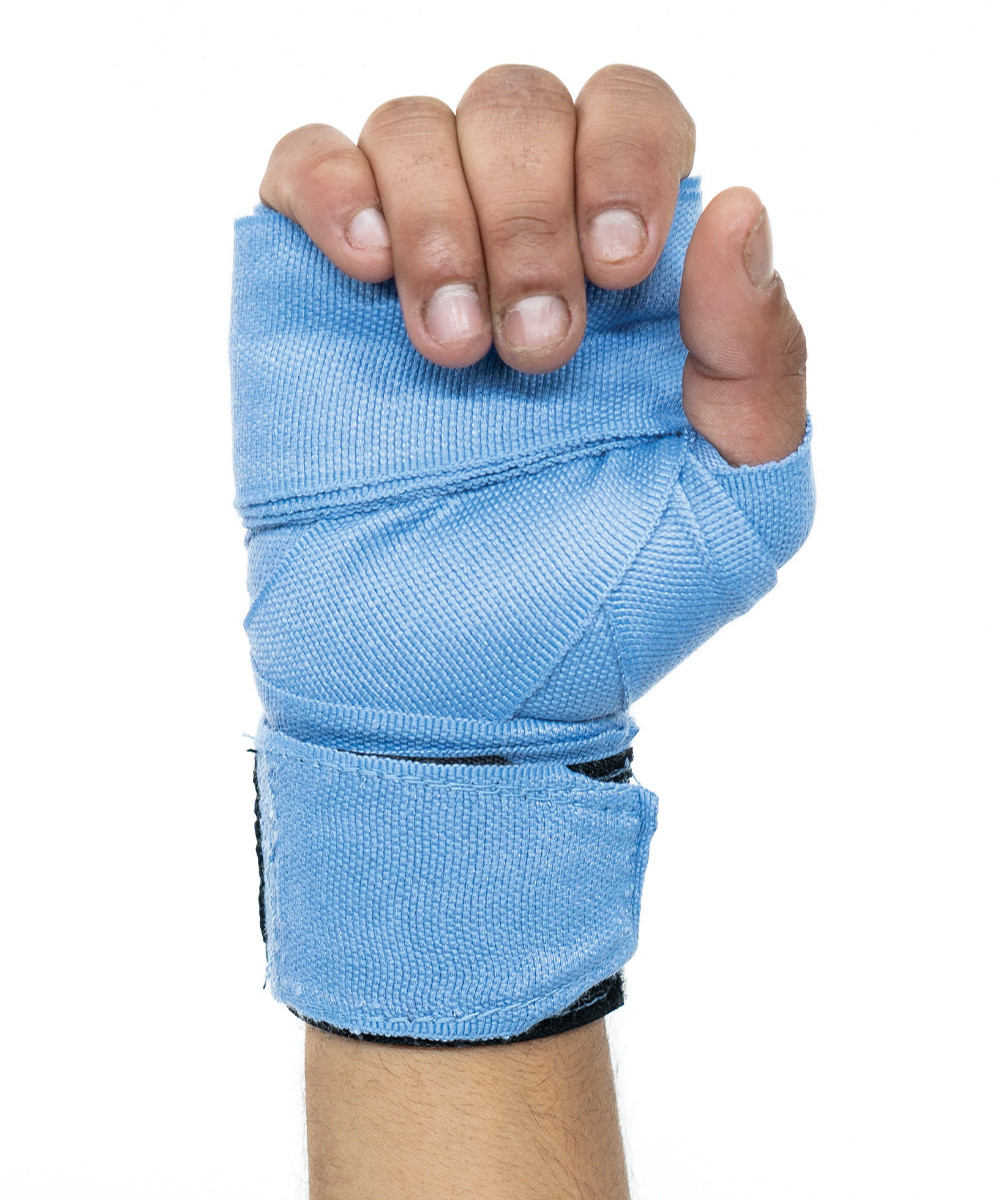 Carolina Blue Boxing Hand Wraps | 9Round Kickboxing