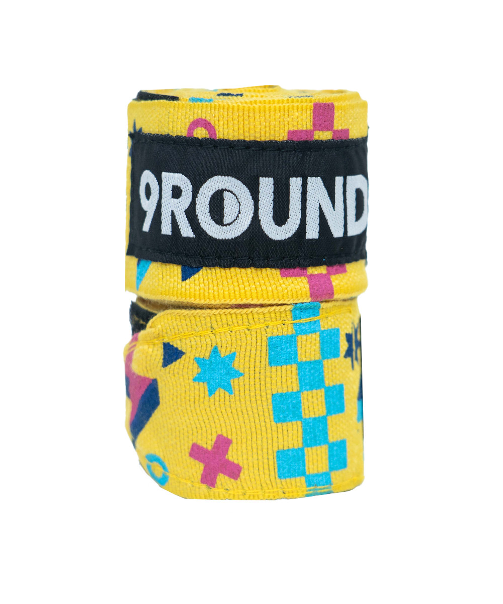 Retro Yellow Boxing Hand Wraps