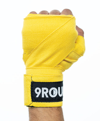 Yellow Boxing Hand Wraps | 9Round Kickboxing