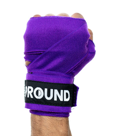 Purple Boxing Hand Wraps | 9Round Kickboxing