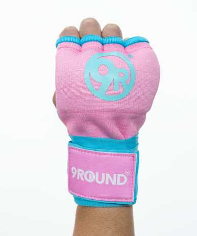 Retro Pink and Blue Speed Wraps | 9Round Kickboxing