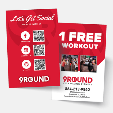 Social Media Handout Card