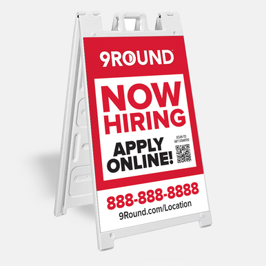 Now Hiring - A-Frame Sign Insert