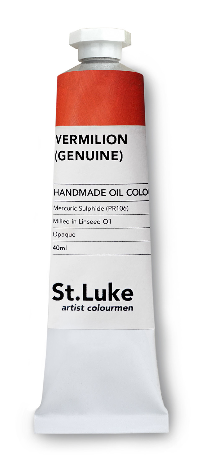 Vermillion (Genuine) Oil Colour