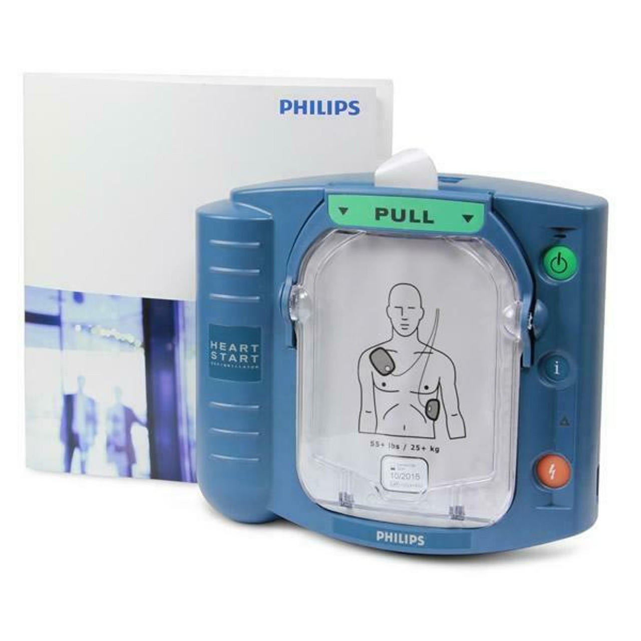Philips Heartstart HS1 semi-automatic AED with Standard Carry Case