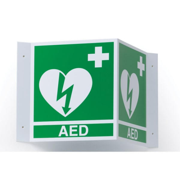Defibrillators - AED Defibrillator Signs & Posters - Risk Assessment ...