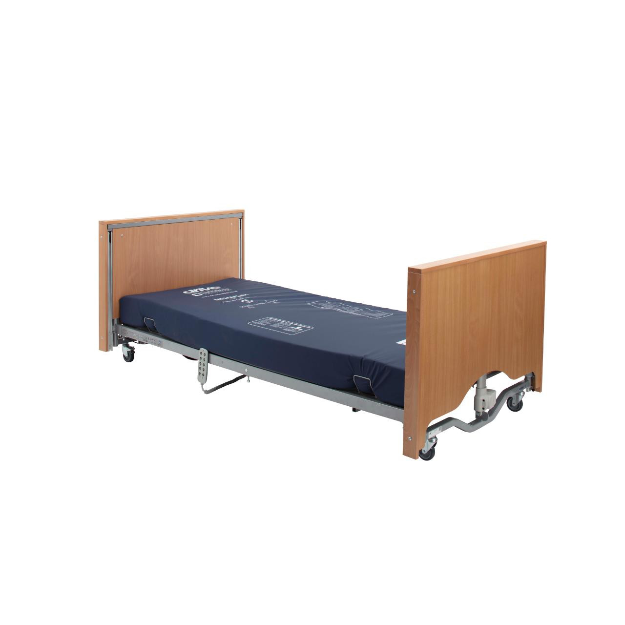 Casa Elite Care Home Bed Low in Beech without Side Rails