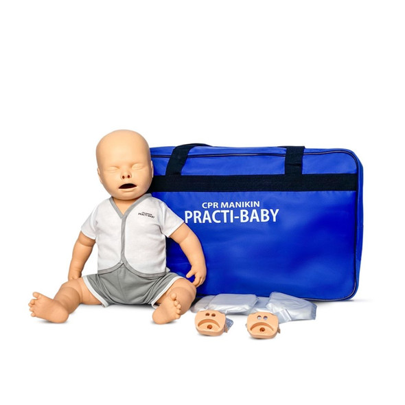 Practi-Man Standard CPR Manikin 4 Pack with carry bag