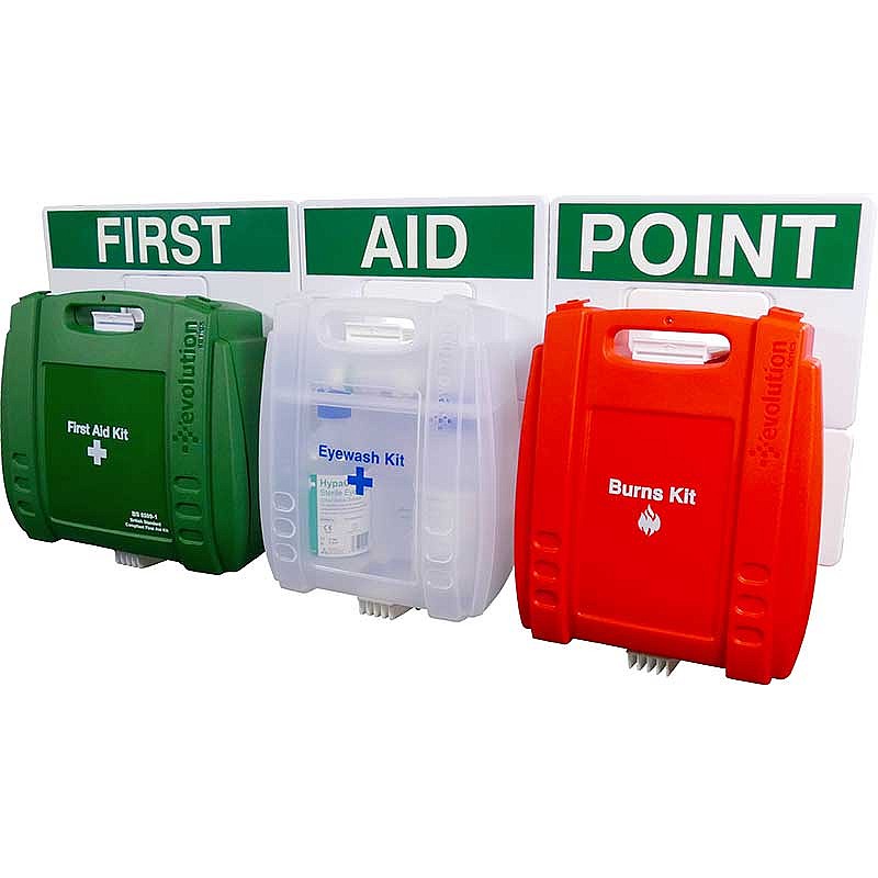 First Aid, Eye Wash and Burns Point (Large)