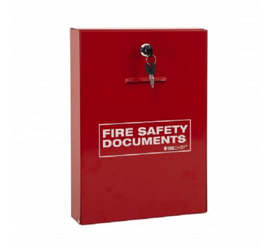 Slimline Fire Document Holder with Key Lock | Fire Safety