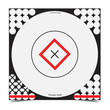 Shoot•N•C® 17.25 Inch Open-Sight Target, 5 Targets - 200 Pasters ...