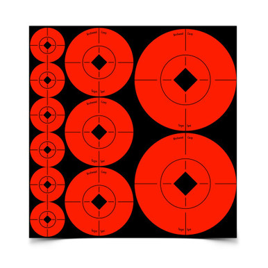 Target Spots® Assorted Size Orange Targets - Birchwood Casey