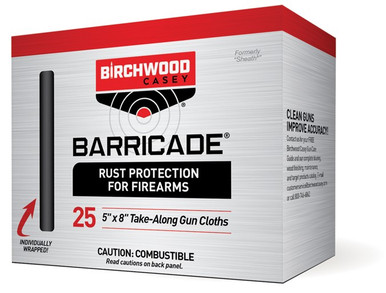 Barricade® Rust Protection Take-Alongs 25 Wipes - Birchwood Casey
