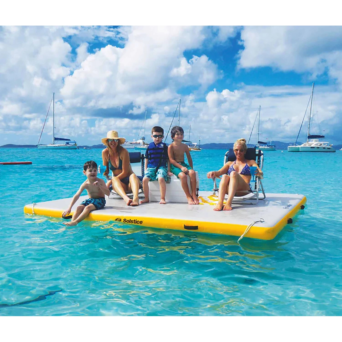 Solstice® 10’ x 10’ x 6” Inflatable Dock