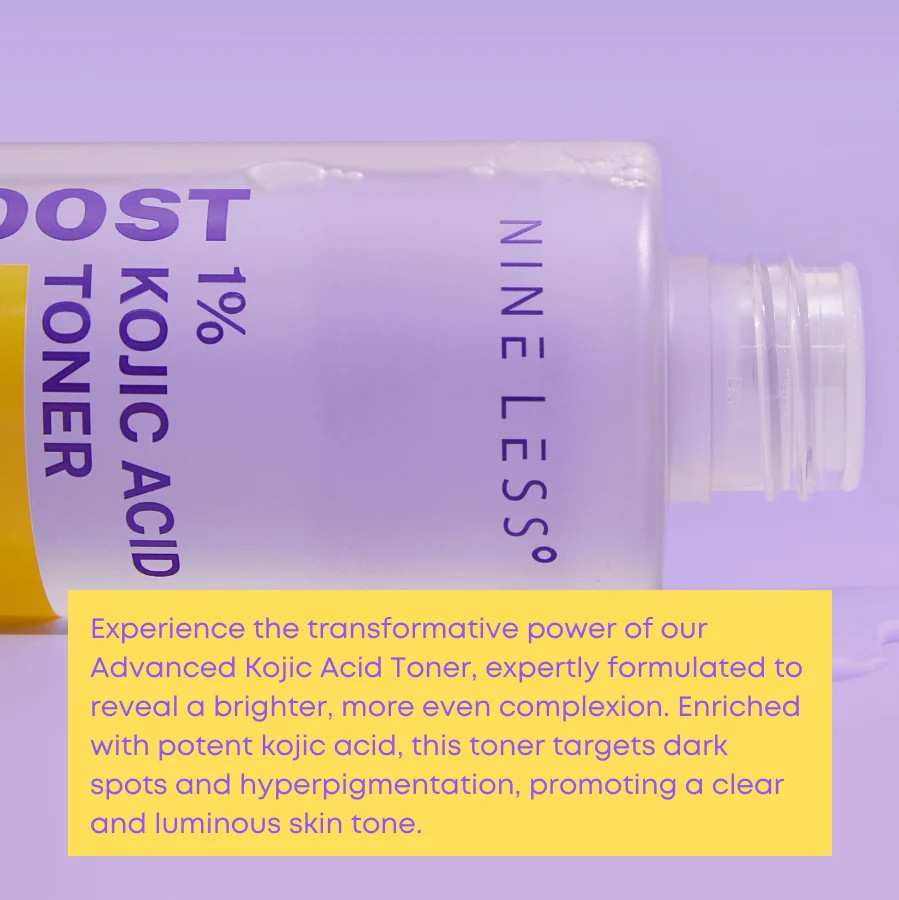 NINE LESS B-BOOST 1% Kojic Acid Toner | KBeauty Australia