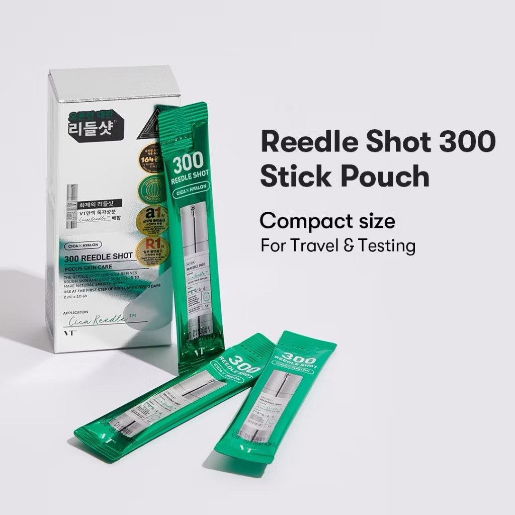 VT Cosmetics 300 Reedle Shot Stick Pouch (2mL x10ea) | KBeauty Australia