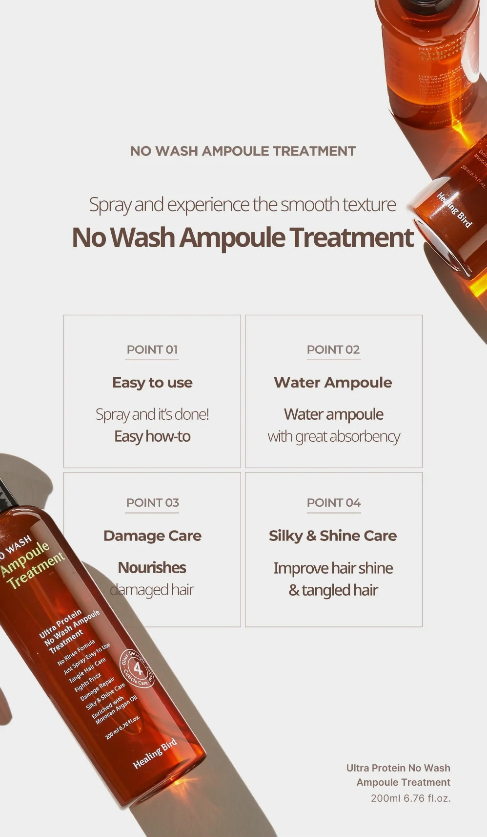 Healing Bird Ultra Protein No Wash Ampoule Treatment | KBeauty Australia