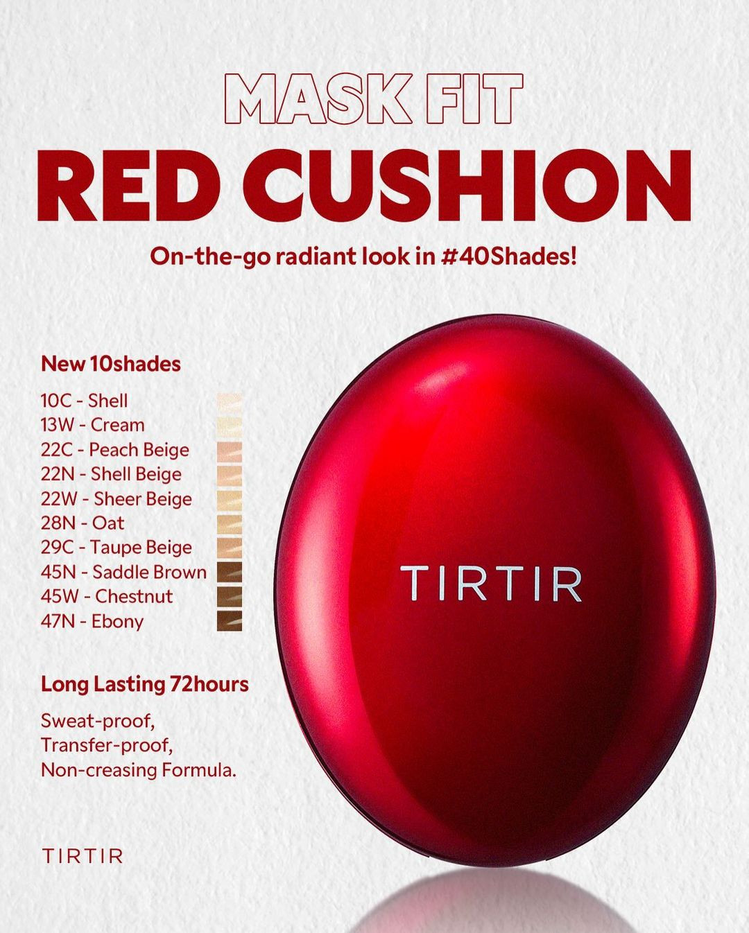 TIRTIR Mask Fit Red Cushion Foundation | KBeauty Australia