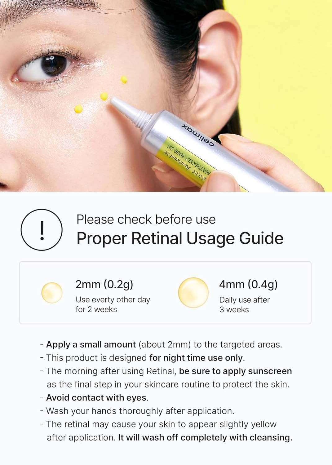 Celimax Retinal Shot Tightening Booster | KBeauty Australia