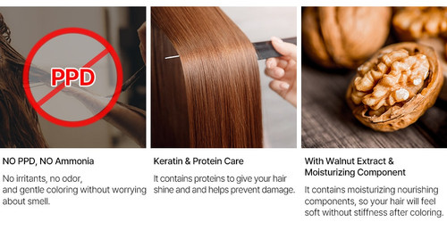 Daeng Gi Meo Ri Medicinal Herb Hair Color (4 colours) | KBeauty Australia