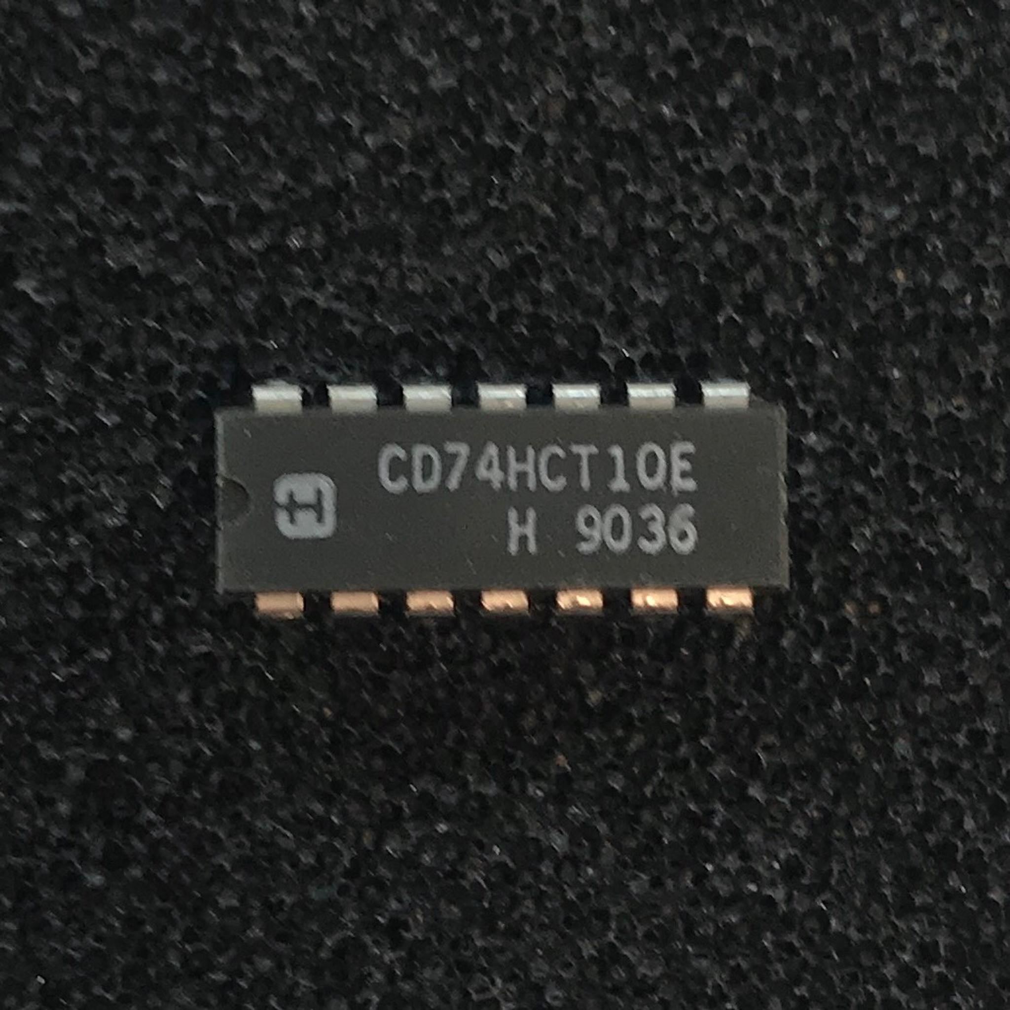 (PKG of 10) CD74HCT10E Triple 3-Input NAND Gate, PDIP-14, Harris - orchidsound electronics